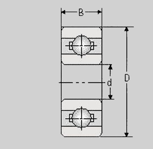 Miniatur Kugellager MR106 offen, 6x10x2,5, MR 106 offen, 1,50